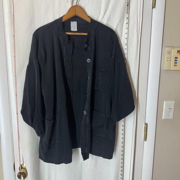Vintage | Sweaters | Vintage Black Button Down Sweater | Poshmark